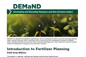 Bulletin E-3412 Introduction to Fertilizer Planning for Field Crops ...